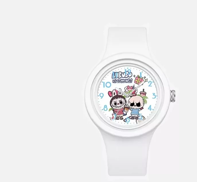 Labubu watch, white - AUTO-HOMES - The smart home webshop